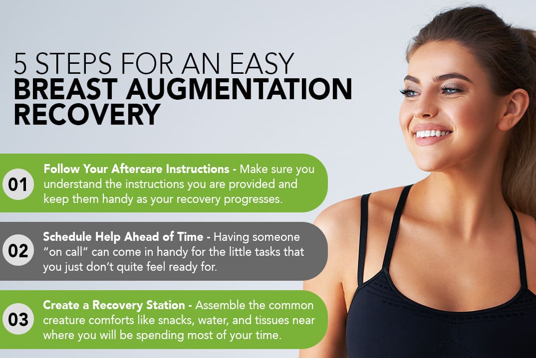 5 Steps For An Easy Breast Augmentation Recovery